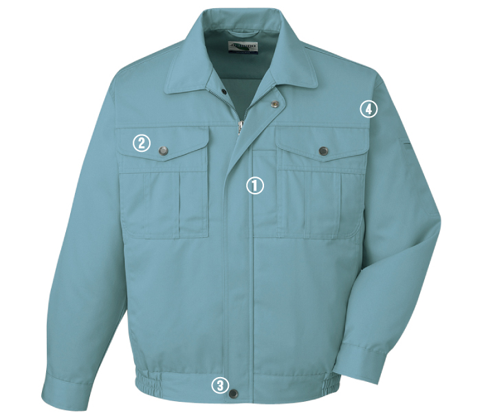 自重堂 JICHODO 42100 エコブルゾン 秋冬 帯電防止｜作業着・作業服の通販ワークキング【公式】