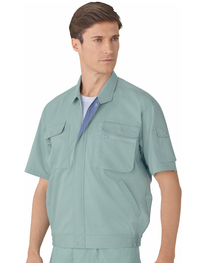 自重堂 JICHODO 44110 製品制電 半袖ブルゾン 春夏 帯電防止｜作業着・作業服の通販ワークキング【公式】