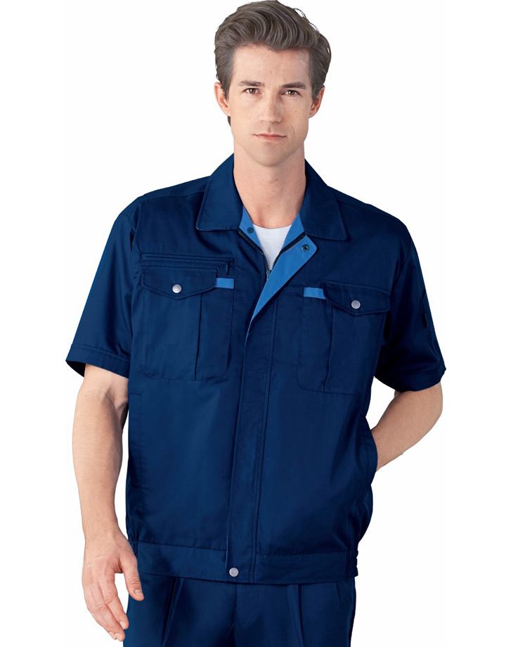 自重堂 JICHODO 45010 半袖ブルゾン 春夏 帯電防止｜作業着・作業服の通販ワークキング【公式】