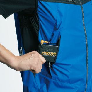 バートル AC1094 エアークラフト ベスト フルハーネス対応 UVカット フード 遮熱 リフレクター ユニセックス ポリエステル100%(ファン・バッテリー別売)｜作業着・作業服の通販 ...