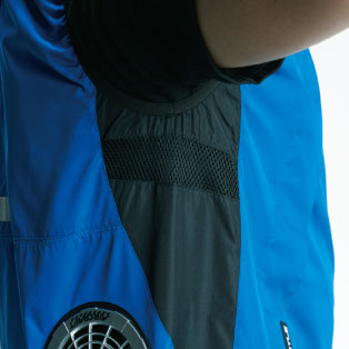 バートル AC1094 エアークラフト ベスト フルハーネス対応 UVカット フード 遮熱 リフレクター ユニセックス ポリエステル100%(ファン・バッテリー別売)｜作業着・作業服の通販 ...