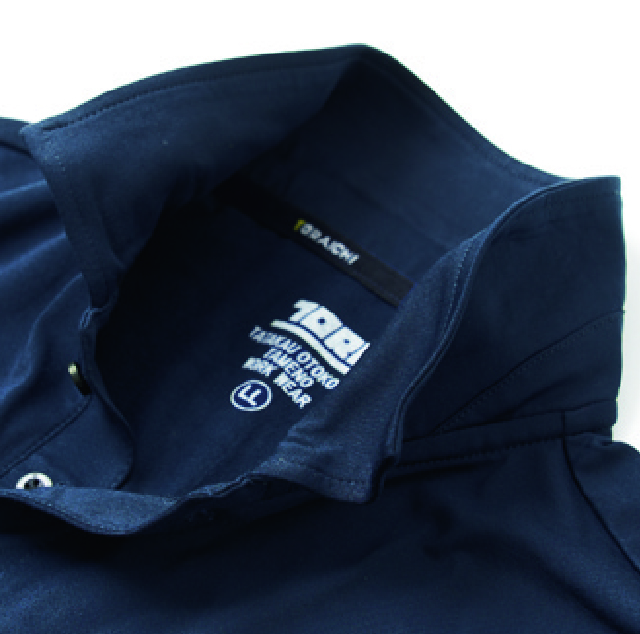 寅壱 TORAICHI 5951-614 長袖ポロシャツ 形状安定衿芯 秋冬・通年｜作業着・作業服の通販ワークキング【公式】