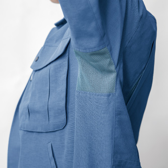 ジーベック XEBEC 1343 長袖シャツ 帯電防止 春夏｜作業着・作業服の通販ワークキング【公式】