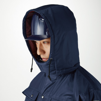 ジーベック 防水防寒コート 571 透湿 ヘルメット対応大型フード XEBEC｜作業着・作業服の通販ワークキング【公式】