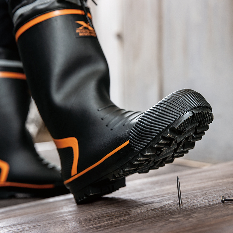 ジーベック XEBEC 85719 セフティ長靴 安全靴 踏み抜き防止板入り 鋼製先芯｜作業着・作業服の通販ワークキング【公式】