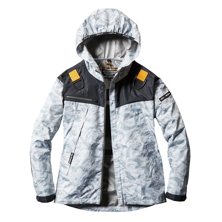 バートル AC1091 エアークラフト 長袖ブルゾン フルハーネス対応 UVカット フード 遮熱 リフレクター ユニセックス ポリエステル100%(ファン・バッテリー別売)｜作業着・作業服の ...