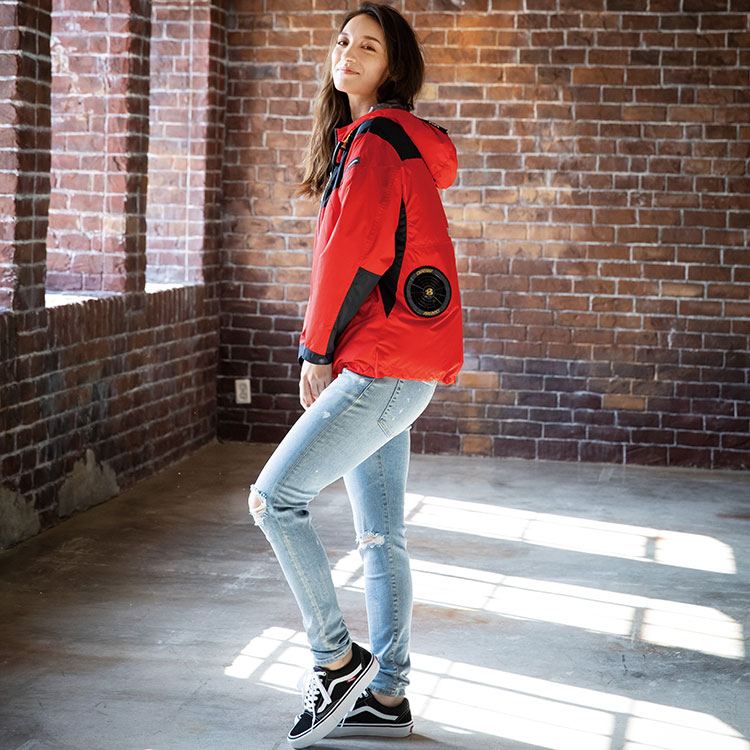 バートル AC1091 エアークラフト 長袖ブルゾン フルハーネス対応 UVカット フード 遮熱 リフレクター ユニセックス ポリエステル100%(ファン・バッテリー別売)｜作業着・作業服の ...